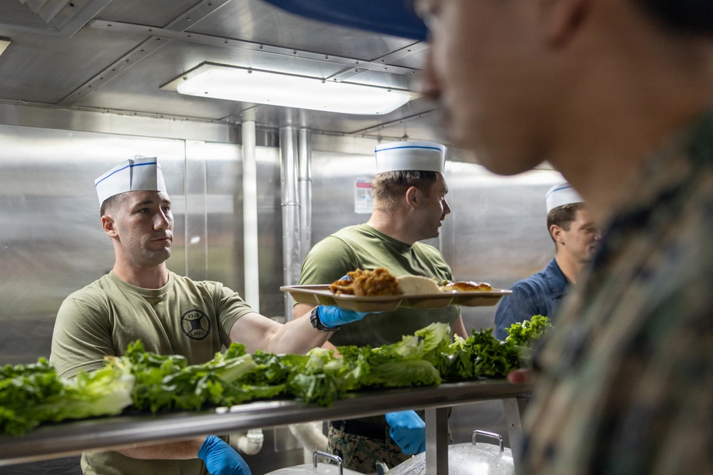 DVIDS - Images - 22nd MEU(SOC) | Marines Celebrate Thanksgiving Aboard ...