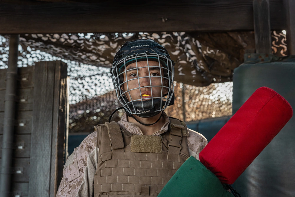 DVIDS - Images - Charlie Company Pugil Sticks [Image 2 of 6]