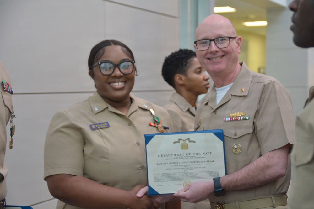 DVIDS - Images - Hospital Corpsman 3rd Class Chelsea Williams Receives ...