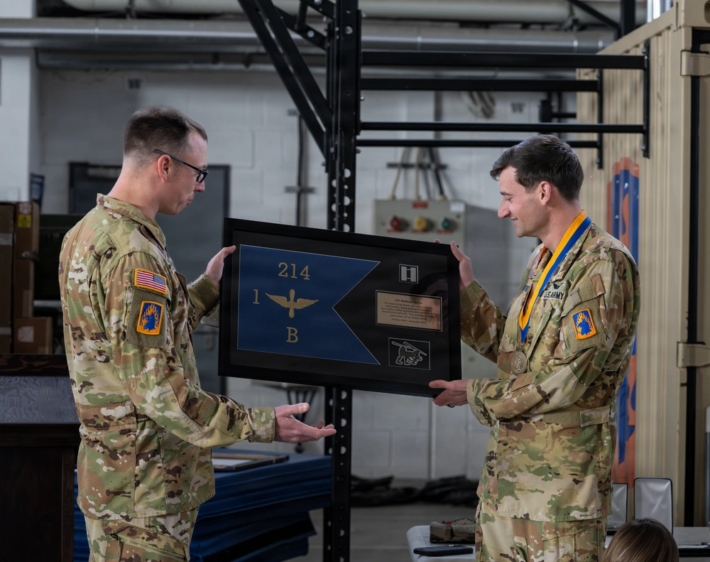 DVIDS - Images - Bravo Company, 1-214th GSAB Conducts Change of Command ...