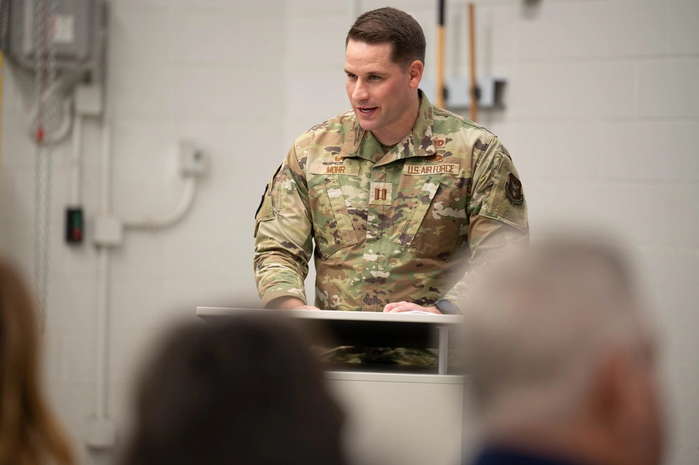 DVIDS - Images - Captain Tyler Mohr Takes Command of 434th LRS [Image 2 ...