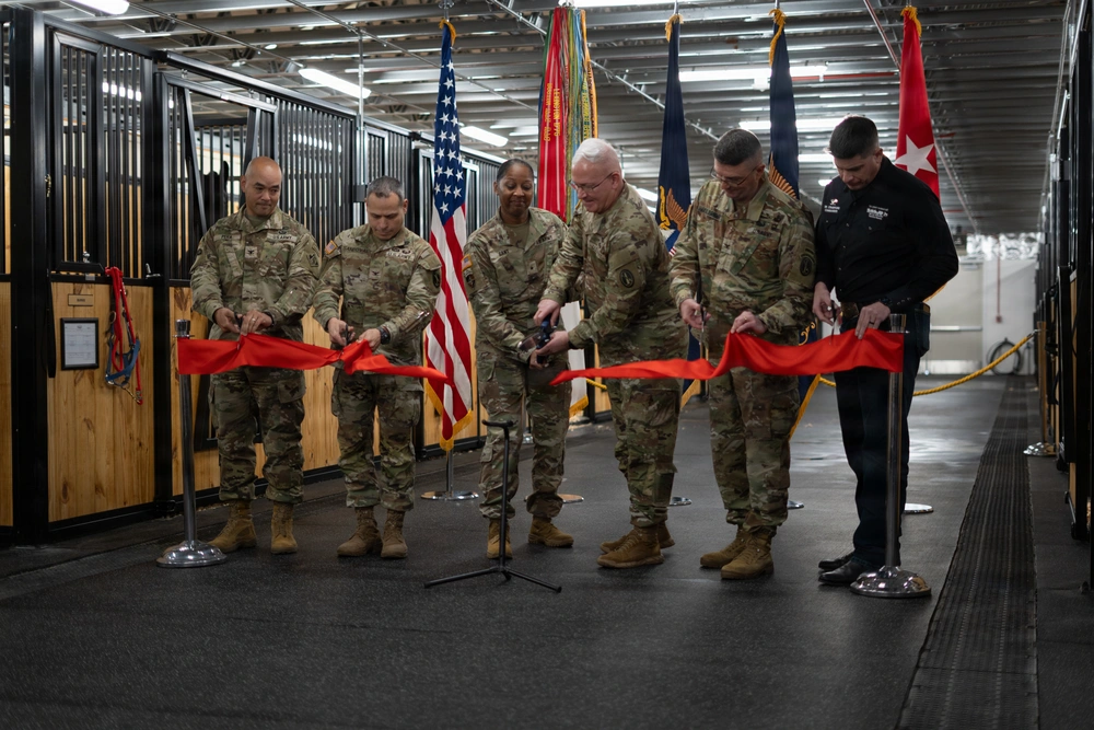 DVIDS - Images - U.S. Army Caisson Detachment Interim Stables Opening ...