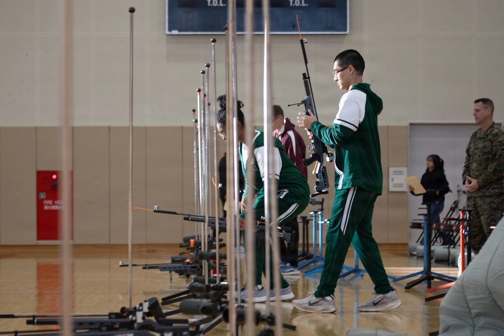 DVIDS - Images - JROTC Cadets compete in air rifle marksmanship ...