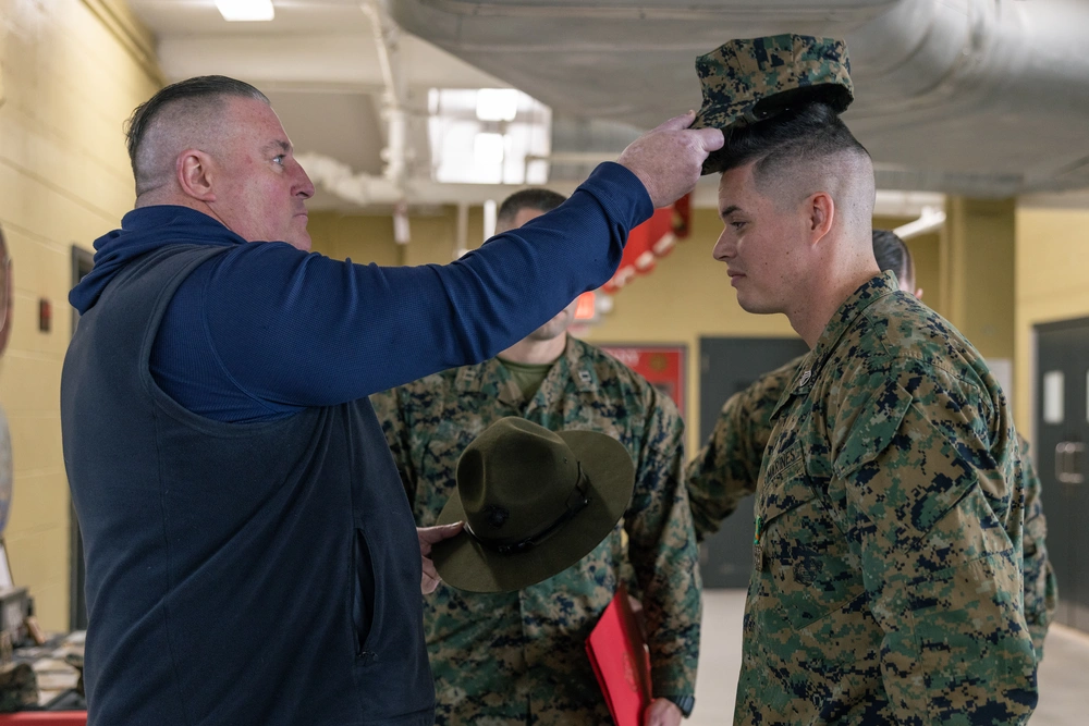 DVIDS - Images - SSgt Barry Hat Plaque Ceremony [Image 4 of 11]