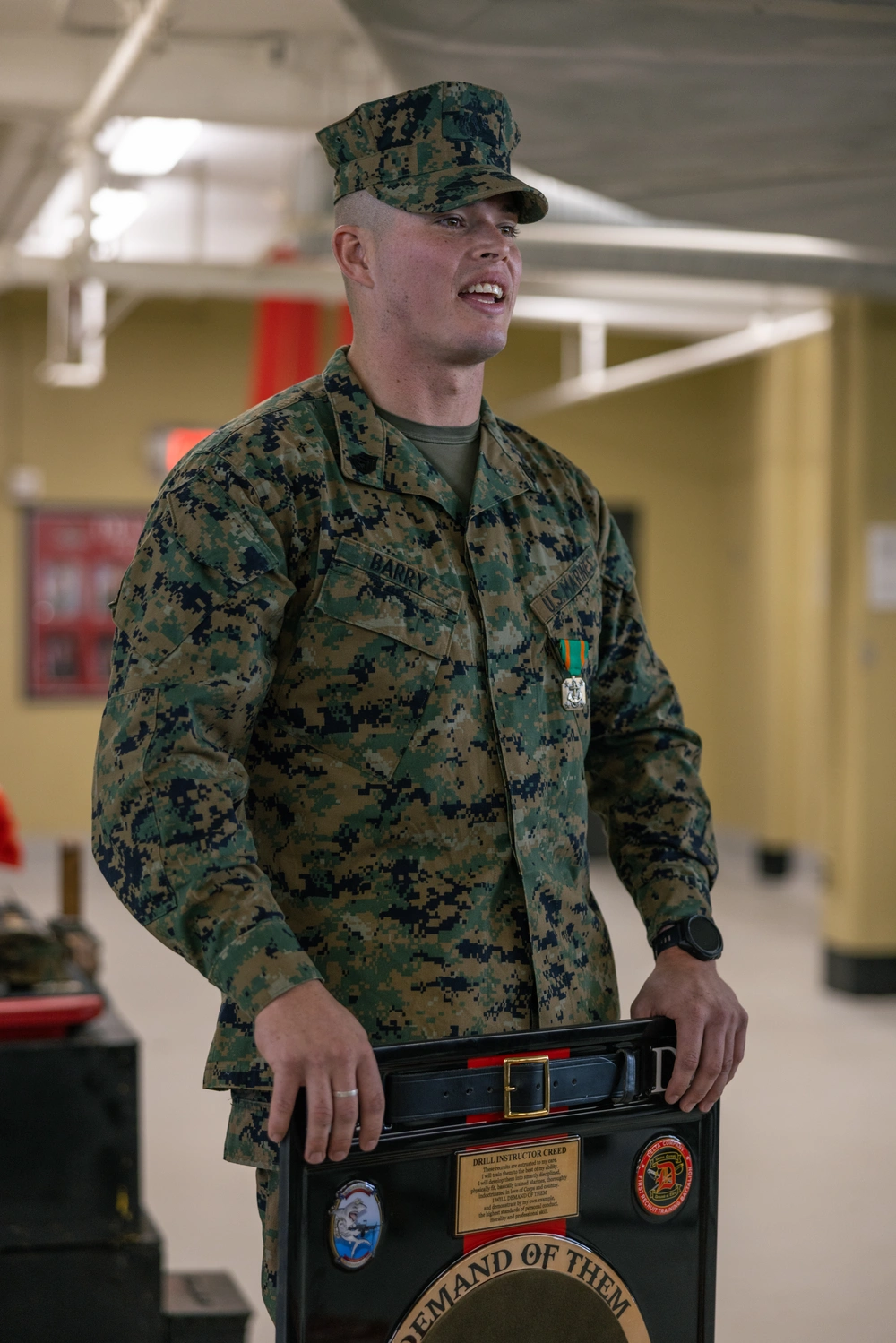 DVIDS - Images - SSgt Barry Hat Plaque Ceremony [Image 9 of 11]