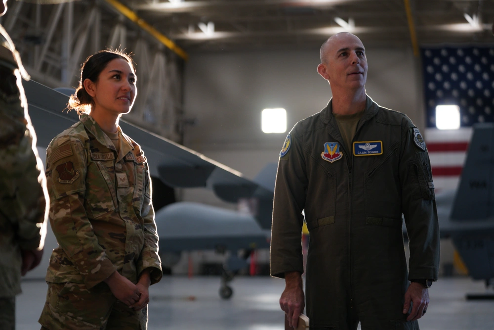 DVIDS - Images - 15 AF Commander and Command Chief visit 25th ATKW at ...