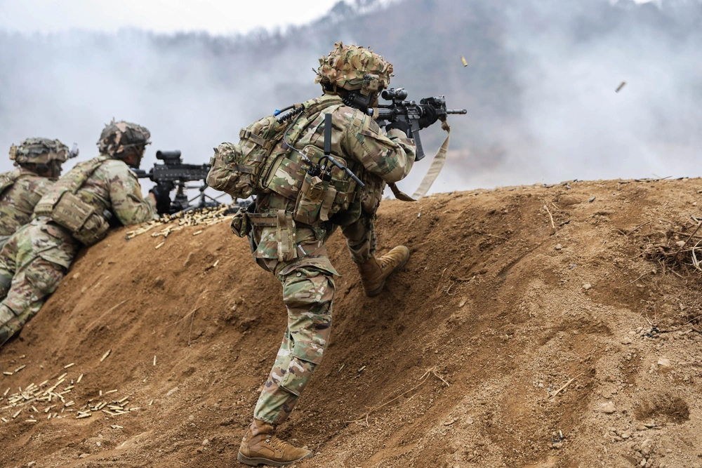 DVIDS - Images - 4-9 Infantry Trains During Combined Arms Live Fire ...