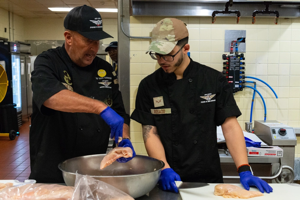 DVIDS - Images - Celebrity chef Marc Cummings teams up at the Dover AFB ...