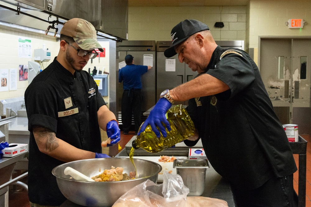DVIDS - Images - Celebrity chef Marc Cummings teams up at the Dover AFB ...