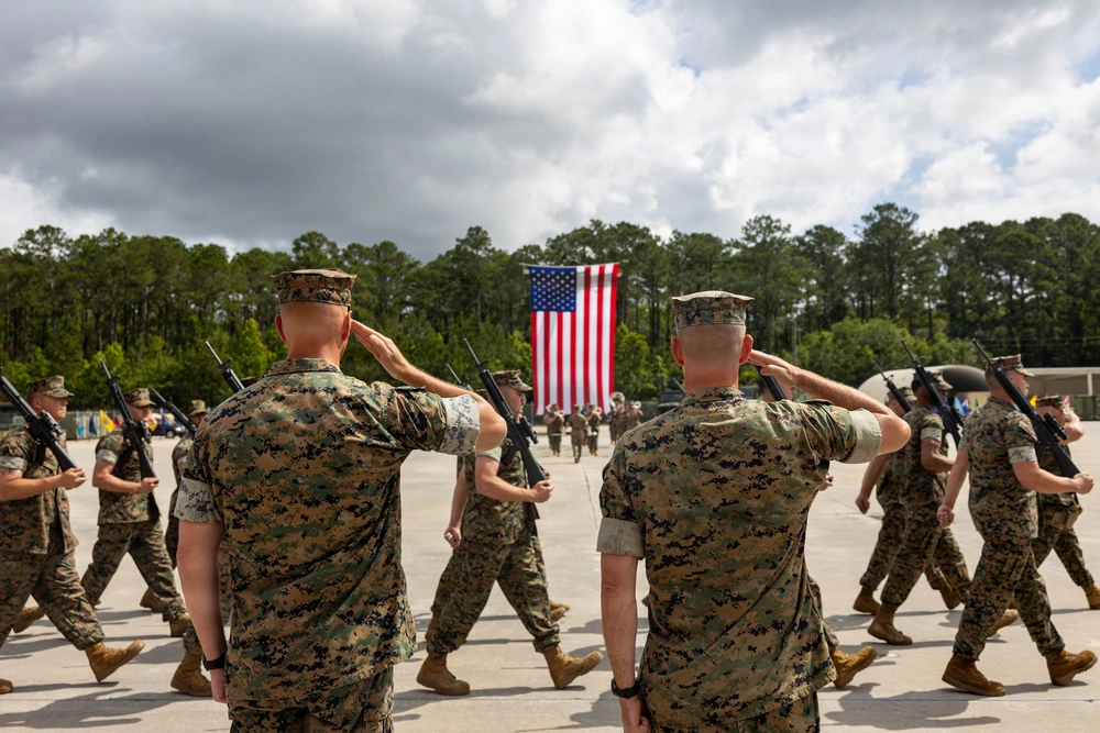 DVIDS - Images - MWSS-273 change of command [Image 1 of 10]