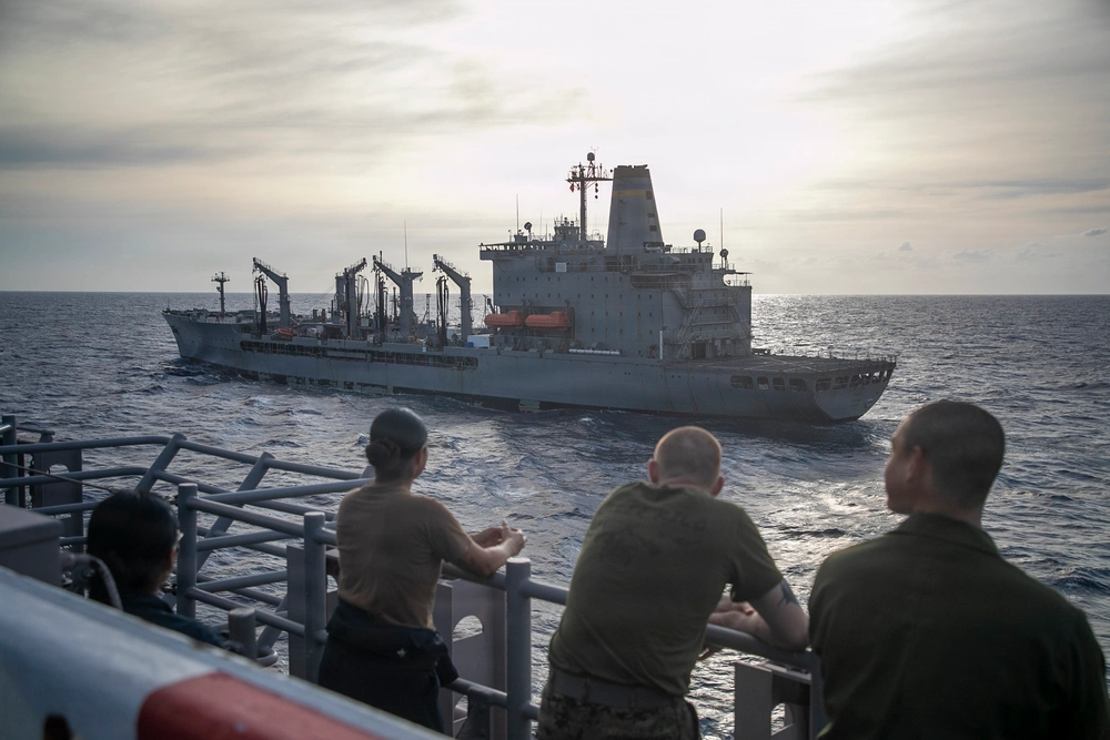 DVIDS - Images - USS Tippecanoe Preforms a Replenishment at Sea with ...