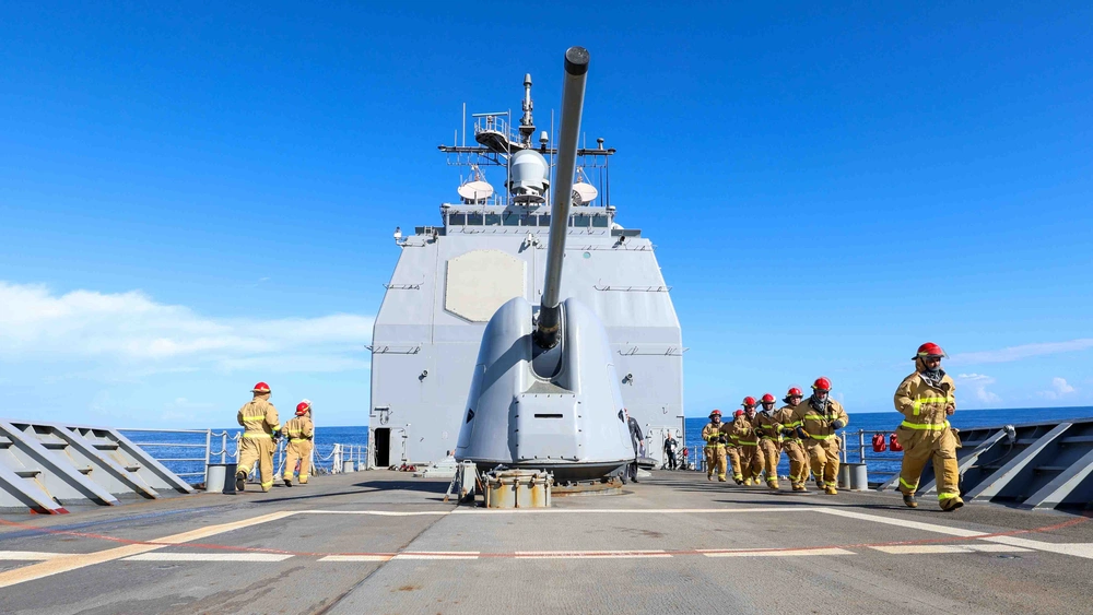 DVIDS - Images - Damage Control Training aboard USS Lake Erie (CG 70 ...