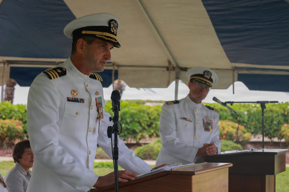 DVIDS - Images - USS William P. Lawrence (DDG 110) Change of Command ...