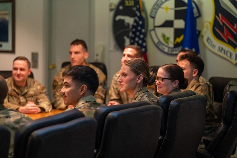 DVIDS - Images - SECWAR delivers holiday greeting to Airmen, Guardians ...