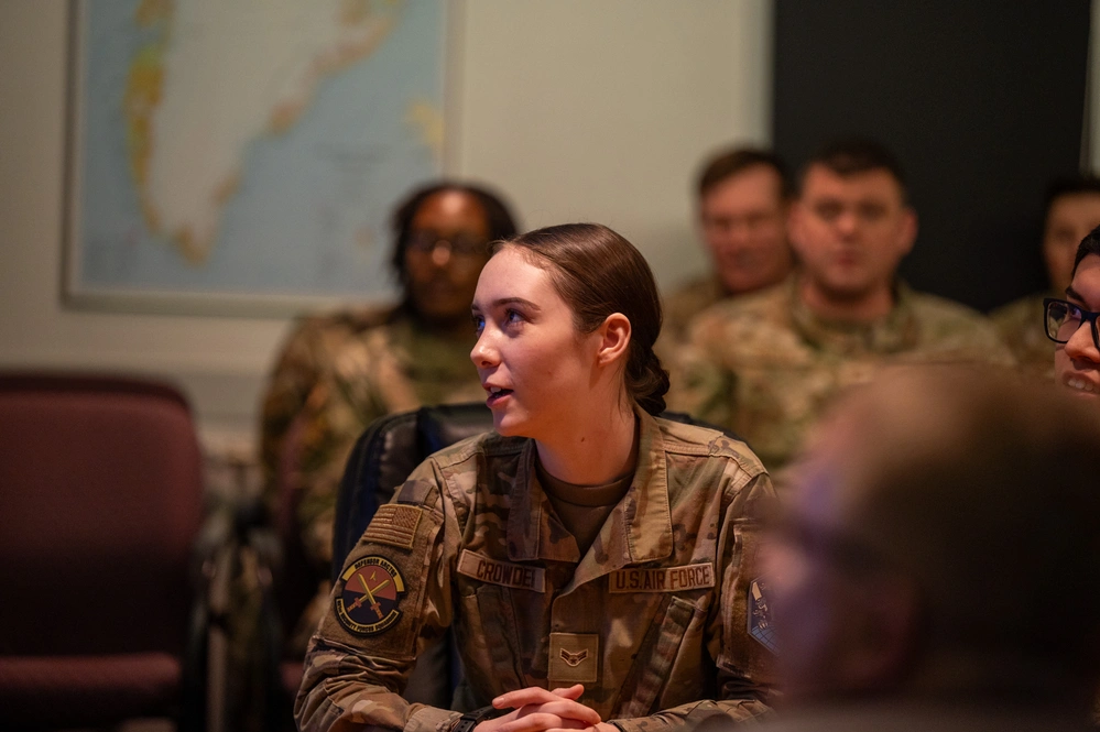 DVIDS - Images - SECWAR delivers holiday greeting to Airmen, Guardians ...