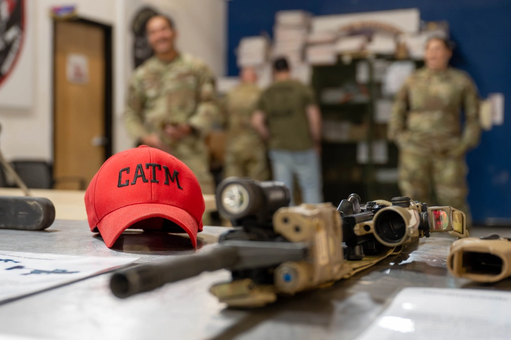 DVIDS - Images - 332nd ESFS demos weapons for German counterparts ...