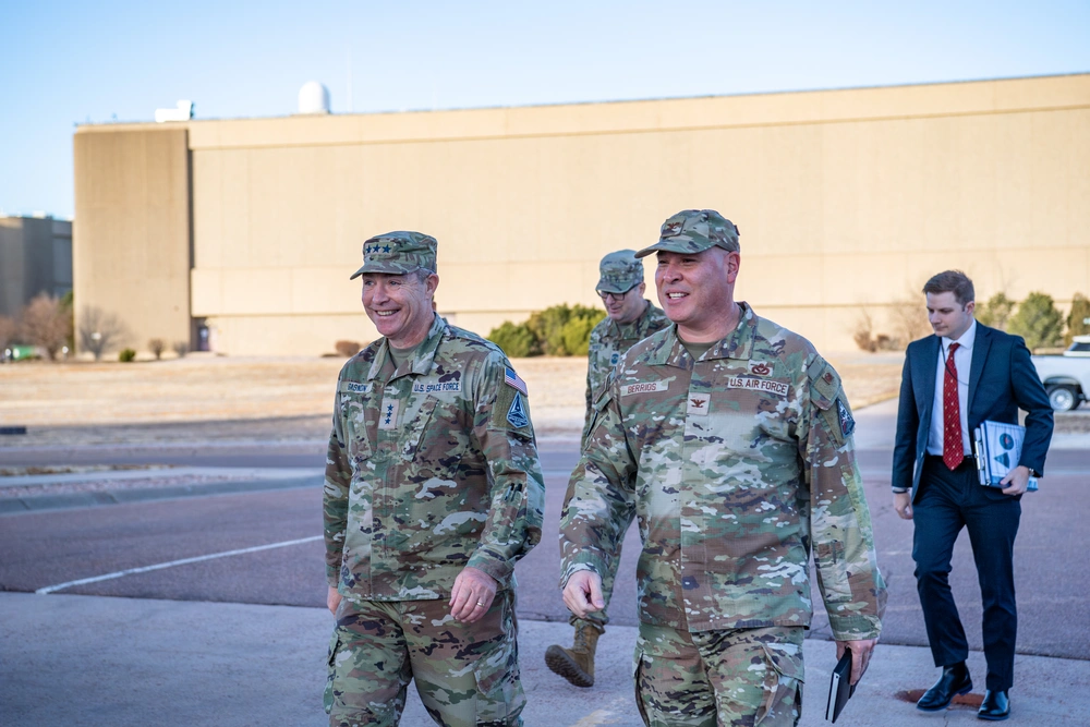 DVIDS - Images - Combat Forces Command Commander Visits Schriever Space ...