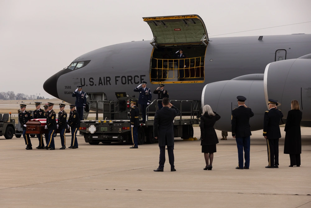 DVIDS - Images - Iowa leaders observe honorable transfer of fallen Iowa ...