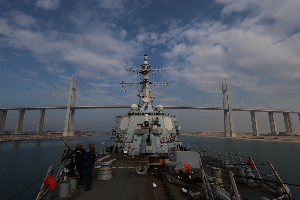 DVIDS - Images - USS McFaul Transits Suez Canal [Image 4 of 9]