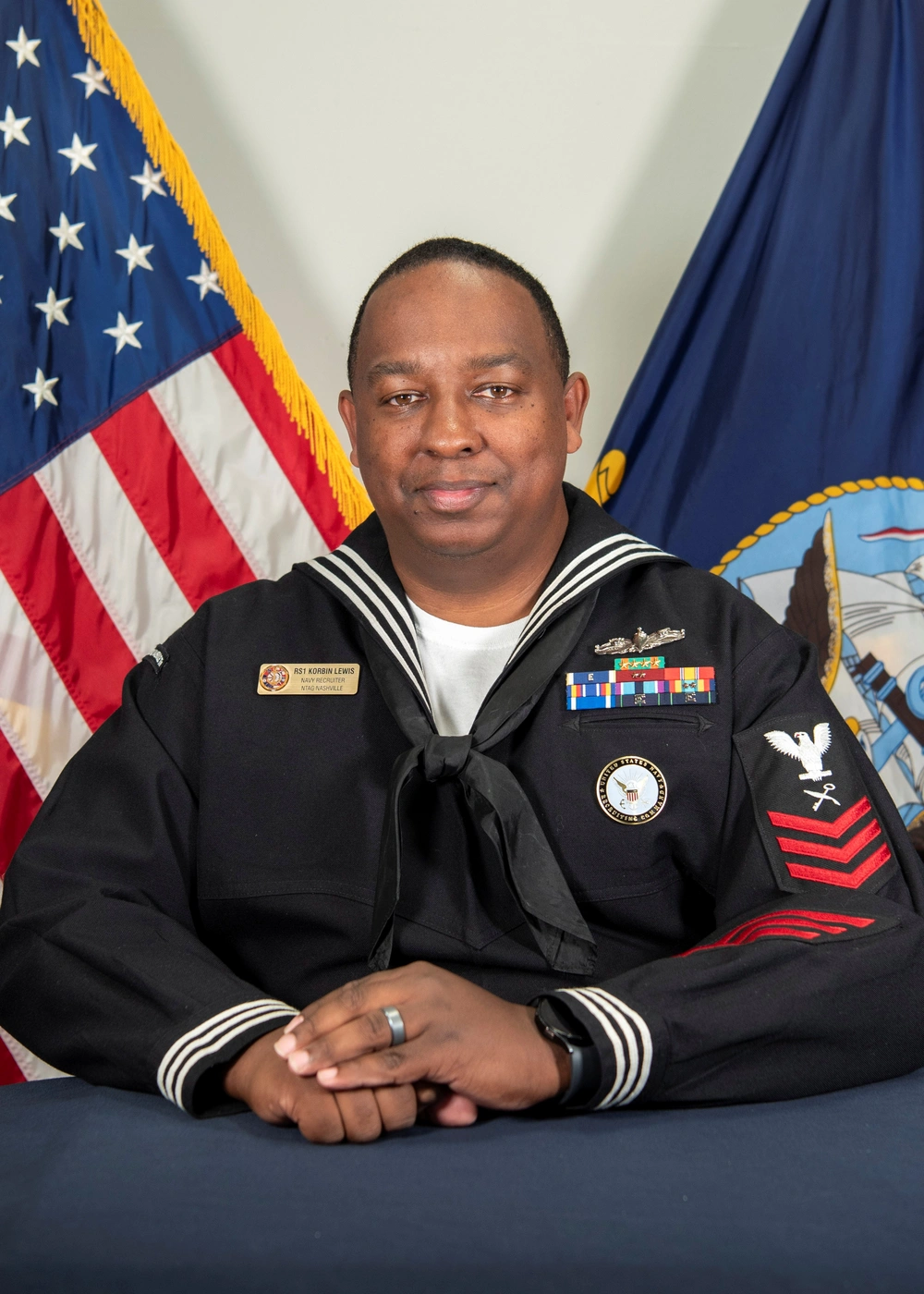 DVIDS - Images - Navy Recruiter Poses For Portrait