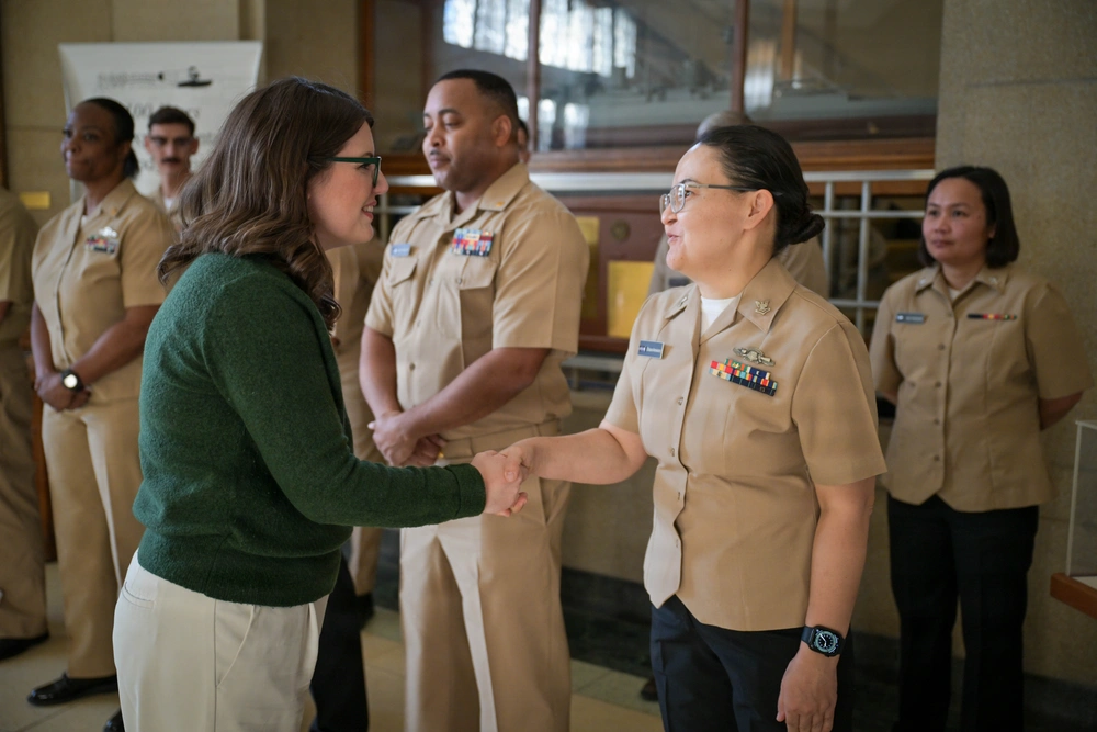 DVIDS - Images - Rep. Sarah Elfreth Visits Carderock [Image 3 of 7]