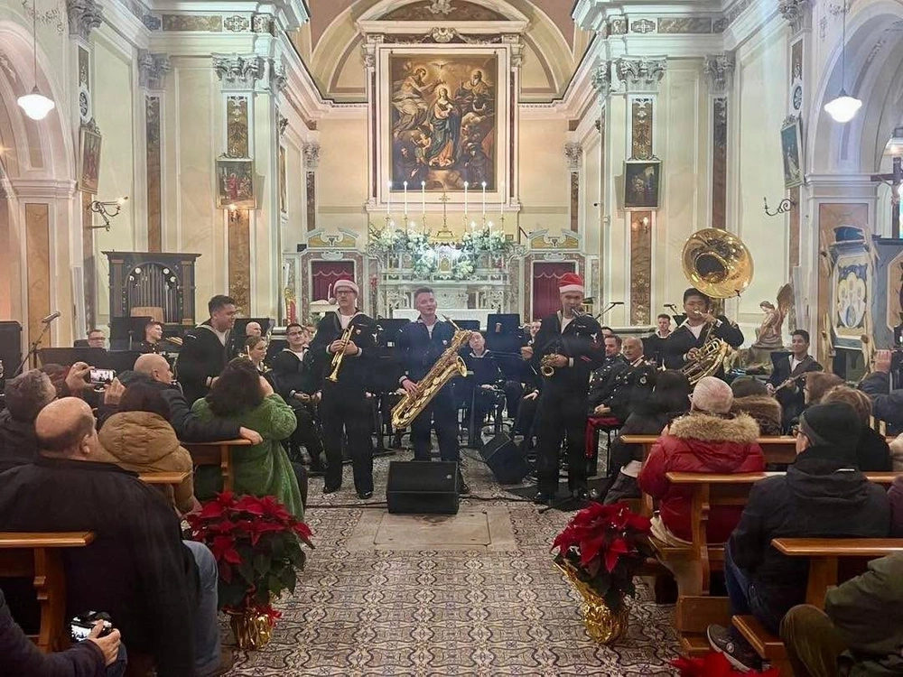 DVIDS - Images - NAVEUR NAVAF Band Performs in Eboli, Italy [Image 1 of 4]