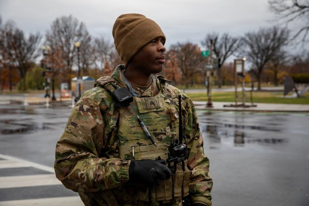 DVIDS - Images - A Mississippi Army National Guard Soldier stands on ...