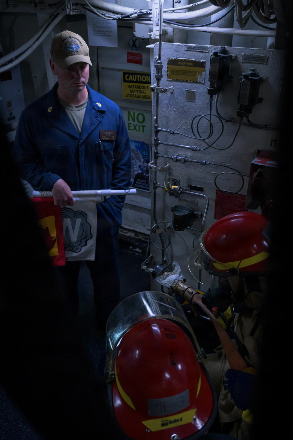 DVIDS - Images - USS Theodore Roosevelt Damage Control Drill [Image 8 ...