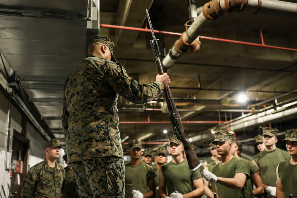 DVIDS - Images - MBW Hosts Rifle Ceremonial Drill School [Image 1 of 2]