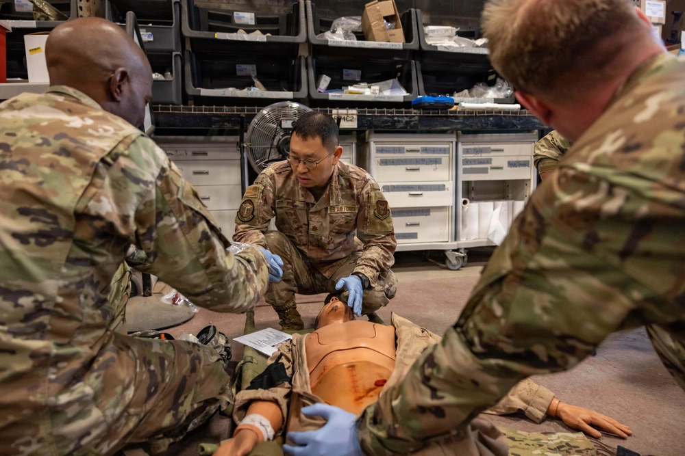 DVIDS - Images - USAFSAM students sharpen skills in protective gear ...