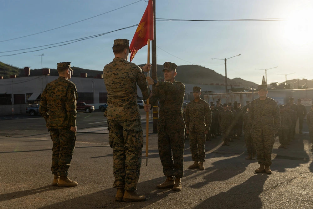 DVIDS - Images - CLB-15 Conducts Company Change of Commands [Image 7 of 11]
