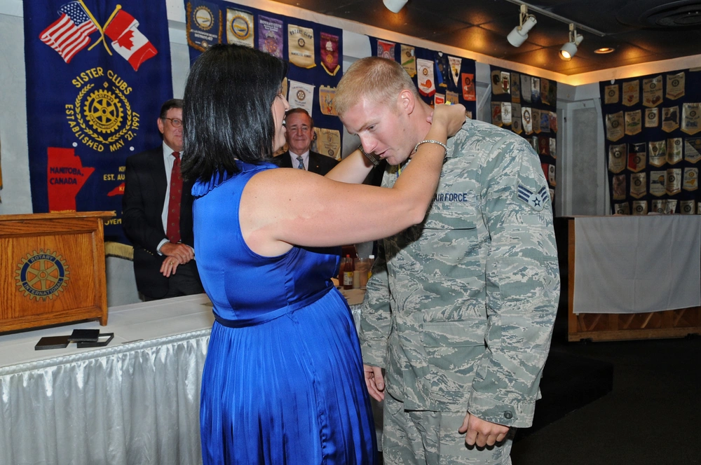 DVIDS - Images - RED HORSE Reservist receives Paul Harris Fellow