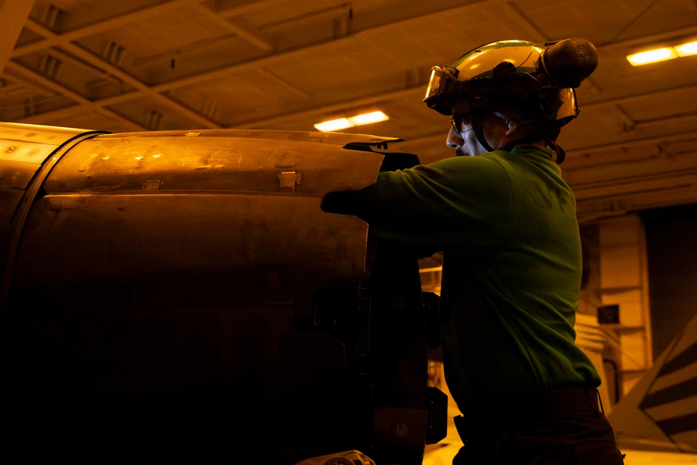 DVIDS - Images - Abraham Lincoln conducts routine aircraft maintenance ...