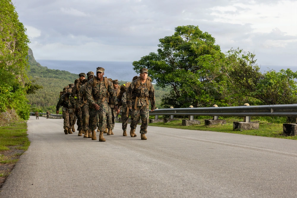 DVIDS - Images - S-6 Marines hike to Tarague Beach [Image 4 of 4]