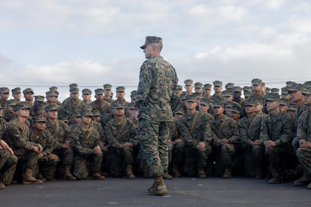 DVIDS - Images - Fox Company EGA Ceremony [Image 8 of 8]