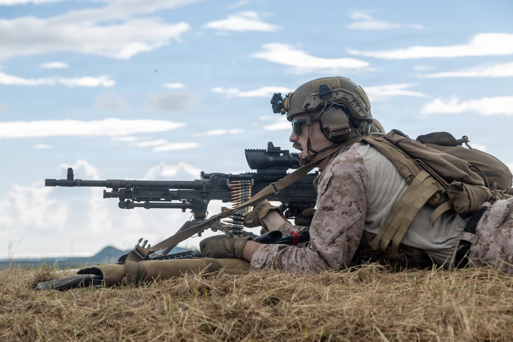 DVIDS - Images - 22nd MEU(SOC) | India Co. Conducts Live-Fire M240B MMG ...