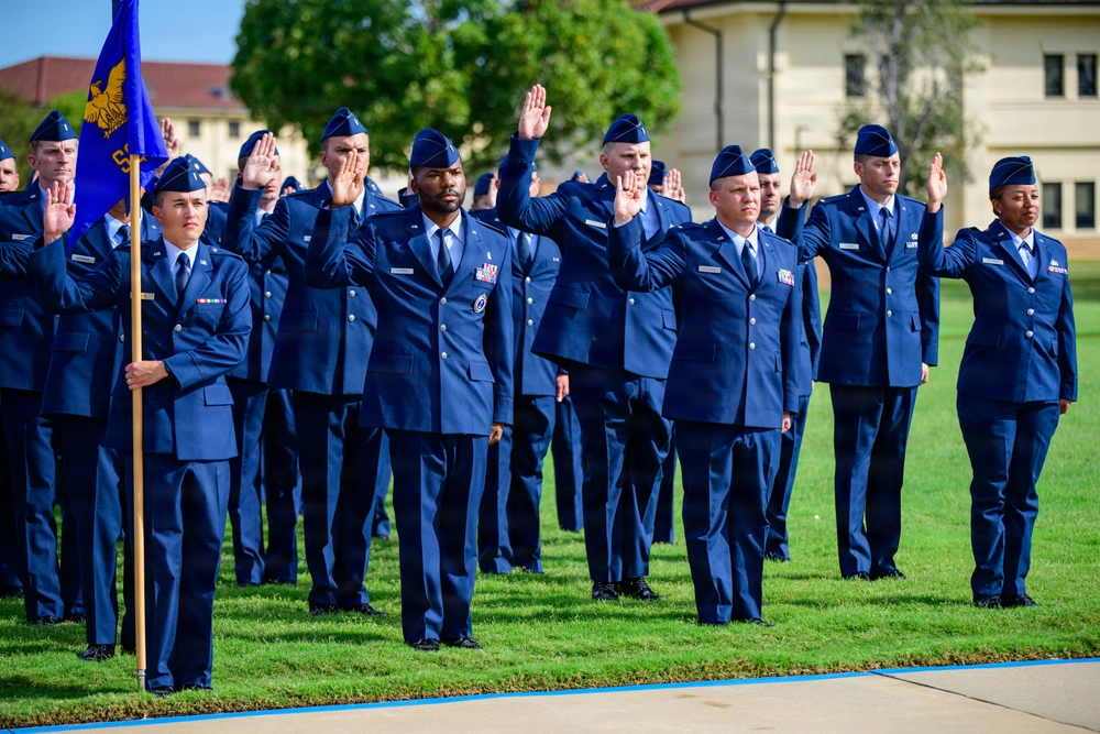 DVIDS - Images - Travis Airman earns officer commission after eight ...