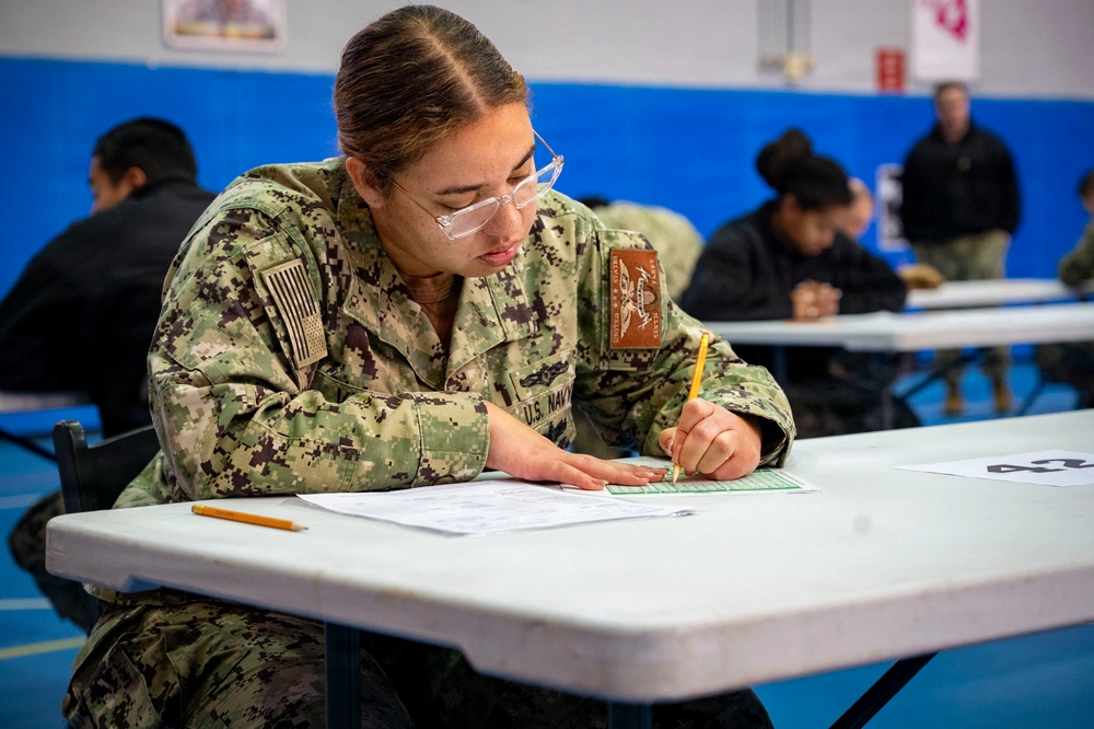 DVIDS - Images - NSA Naples Chief Petty Officer Exam [Image 1 of 9]