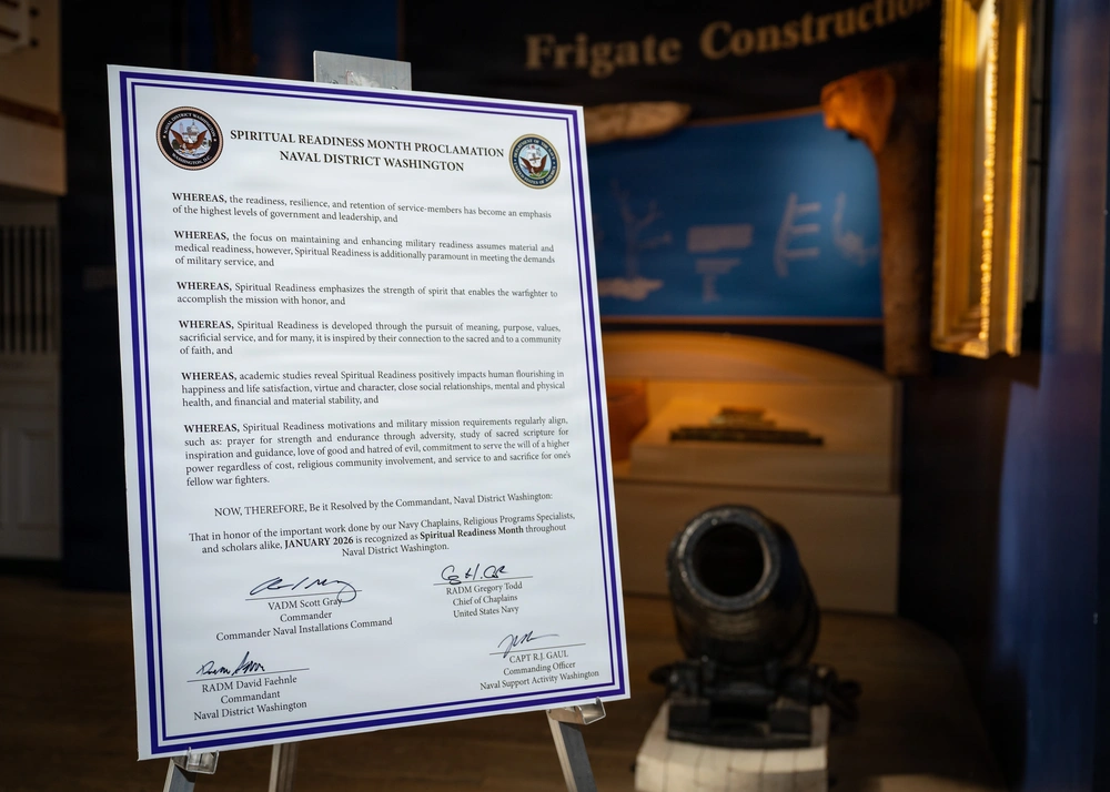 DVIDS - Images - Spiritual Readiness Proclamation Signing at the ...