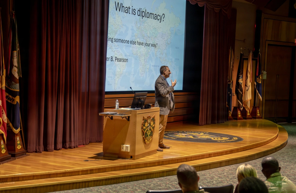 DVIDS - Images - Senior Diplomatic Advisor Visits NCO Leadership Center ...