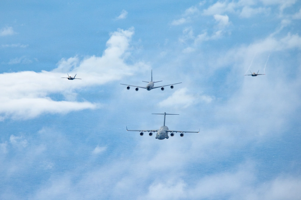 DVIDS - Images - 154th Operations Group Soars in Multi-Ship Formation ...