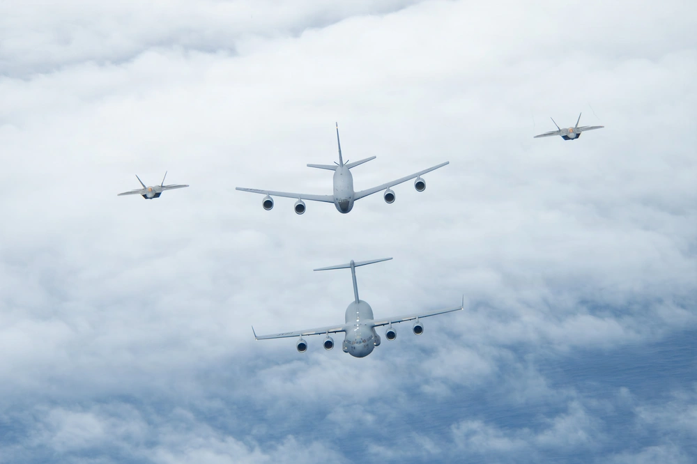 DVIDS - Images - 154th Operations Group Soars in Multi-Ship Formation ...