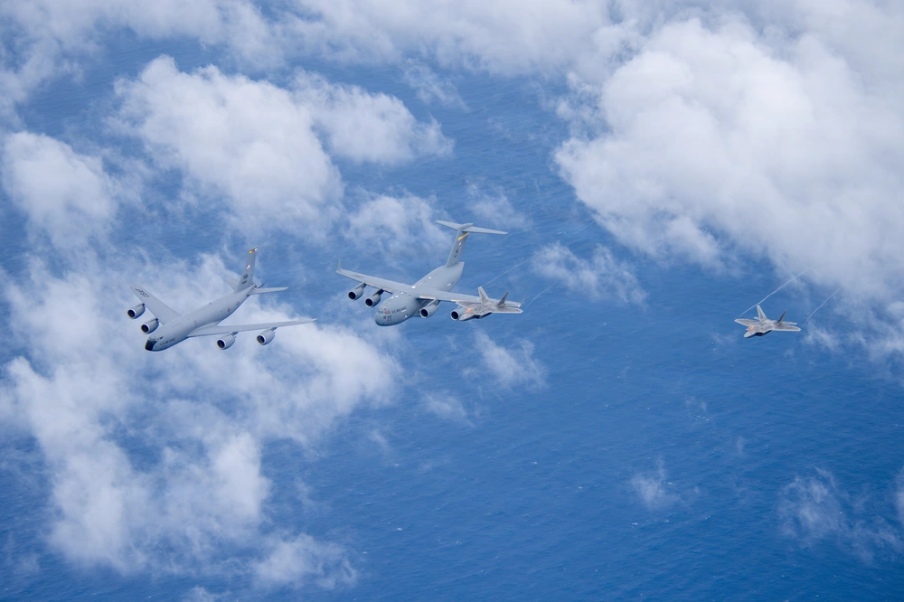 DVIDS - Images - 154th Operations Group Soars in Multi-Ship Formation ...