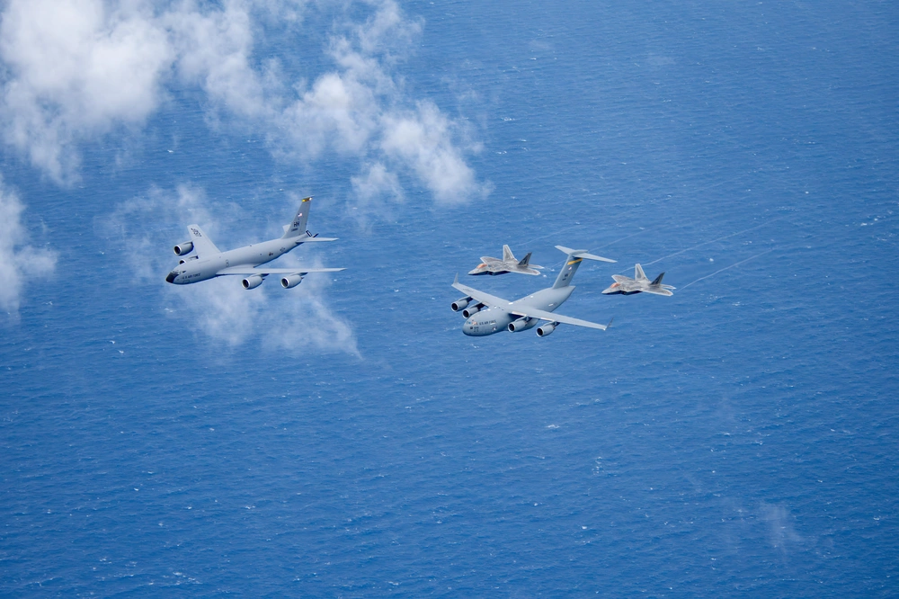 DVIDS - Images - 154th Operations Group Soars in Multi-Ship Formation ...