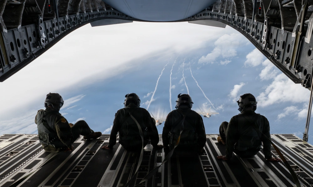 DVIDS - Images - 154th Operations Group Soars in Multi-Ship Formation ...