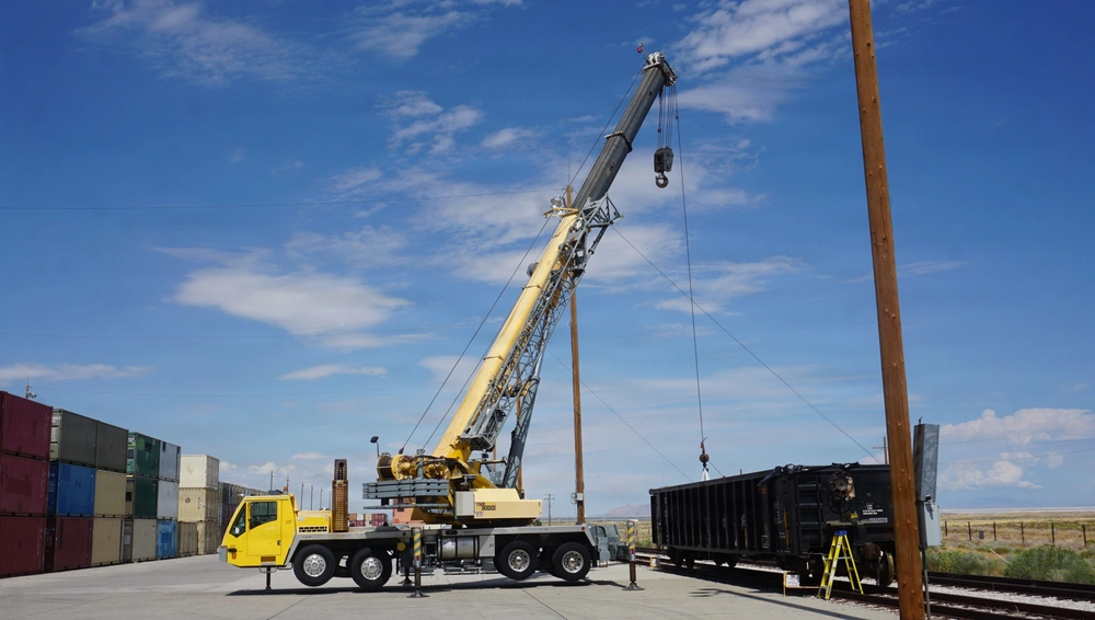 DVIDS - Images - Crane operator loading projectiles for transport at ...