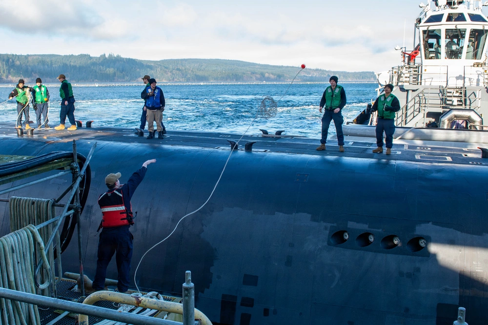 DVIDS - Images - USS Pennsylvania (SSBN 735) Arrives at Naval Base ...
