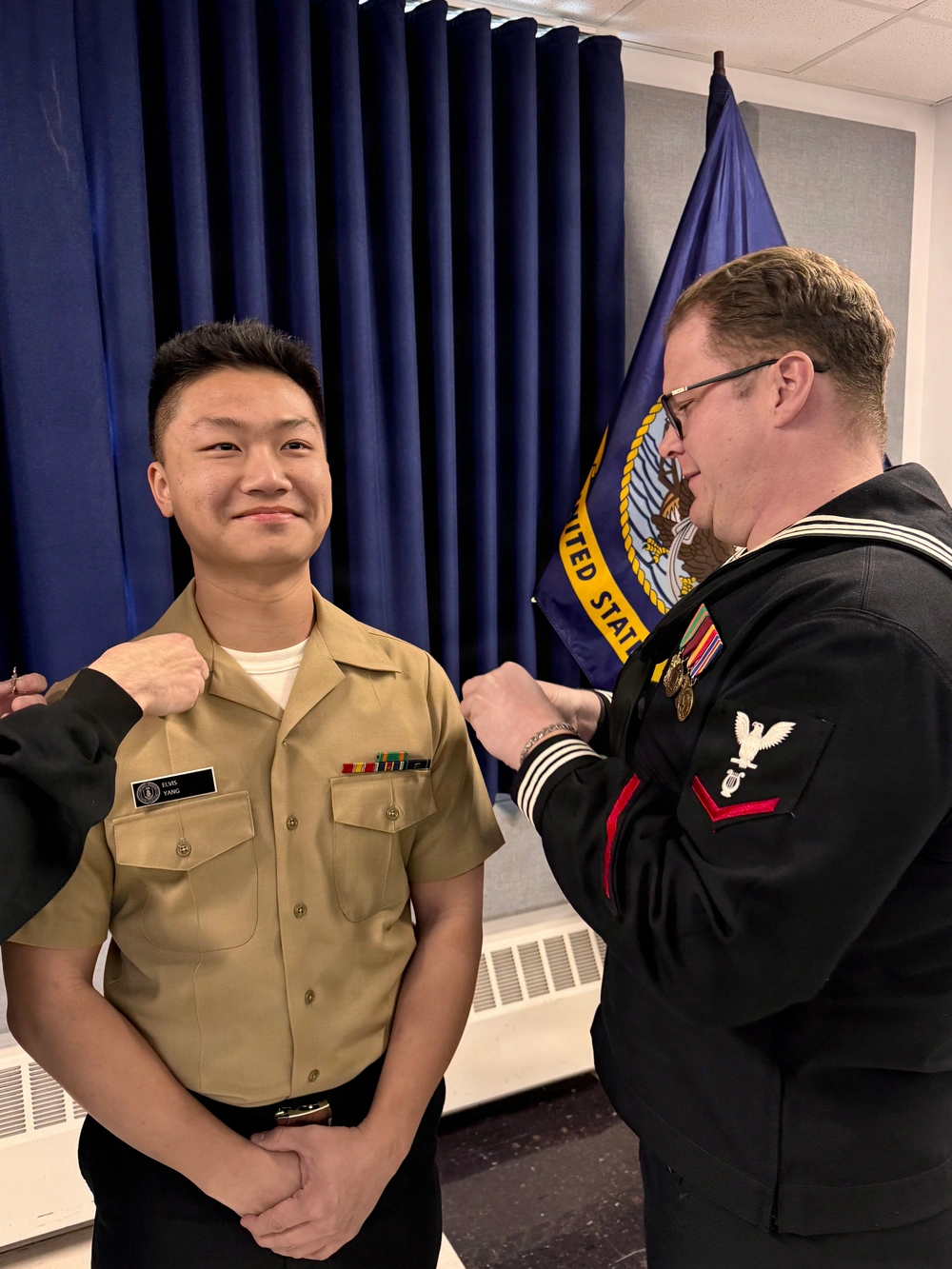 DVIDS - Images - MU2 Elvis Yang Pinning Ceremony [Image 2 of 2]