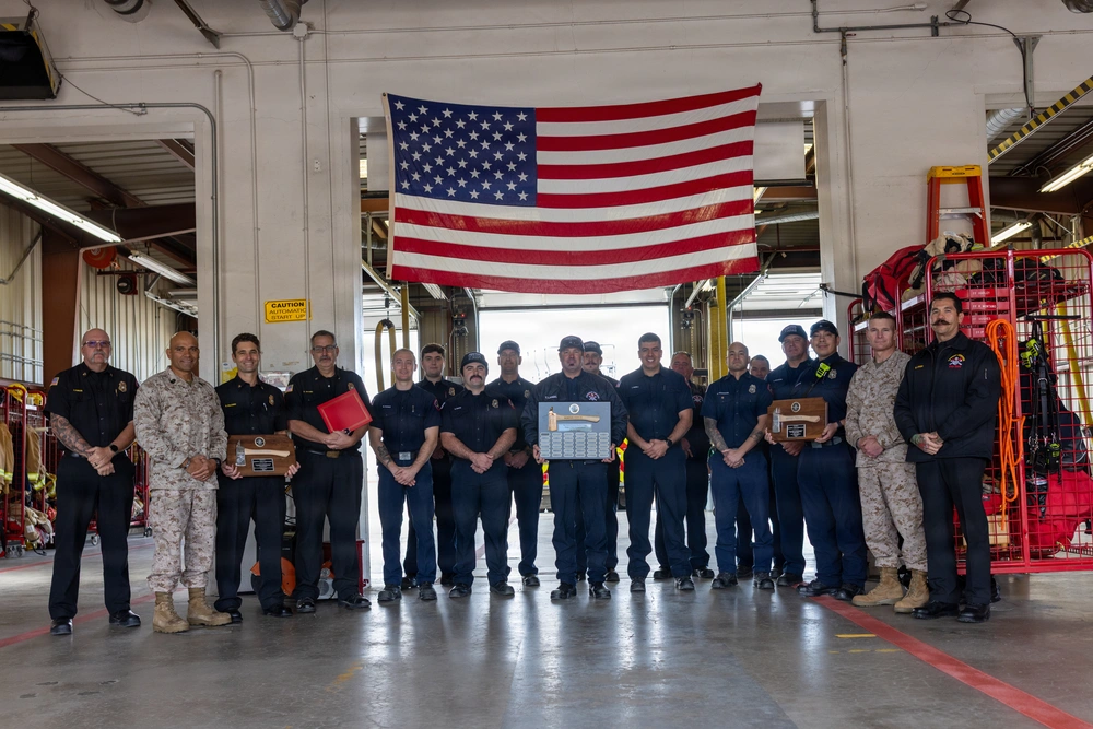 DVIDS - Images - The Combat Center Fire Department Receives Awards ...