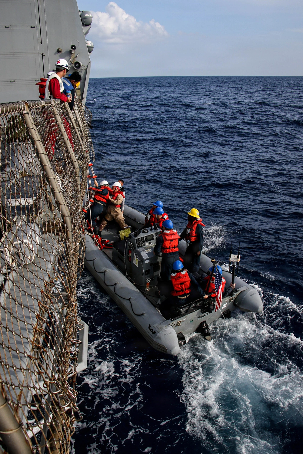 DVIDS - Images - Frank E. Petersen Jr. conducts small boat operations ...
